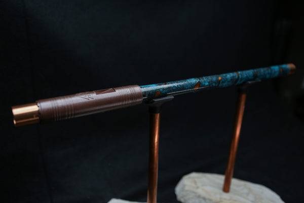 Copper Flute #LE0036 in Deep Arctic Burl | Lullaby Edition - RÄUM Music
