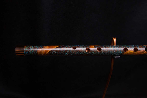 Copper Flute #0028 in Arctic Burl - Low C - RÄUM Music