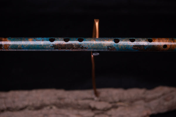 Copper Flute #0066 in Ocean Mist w/Turquoise Wind End Cap | Low C ...